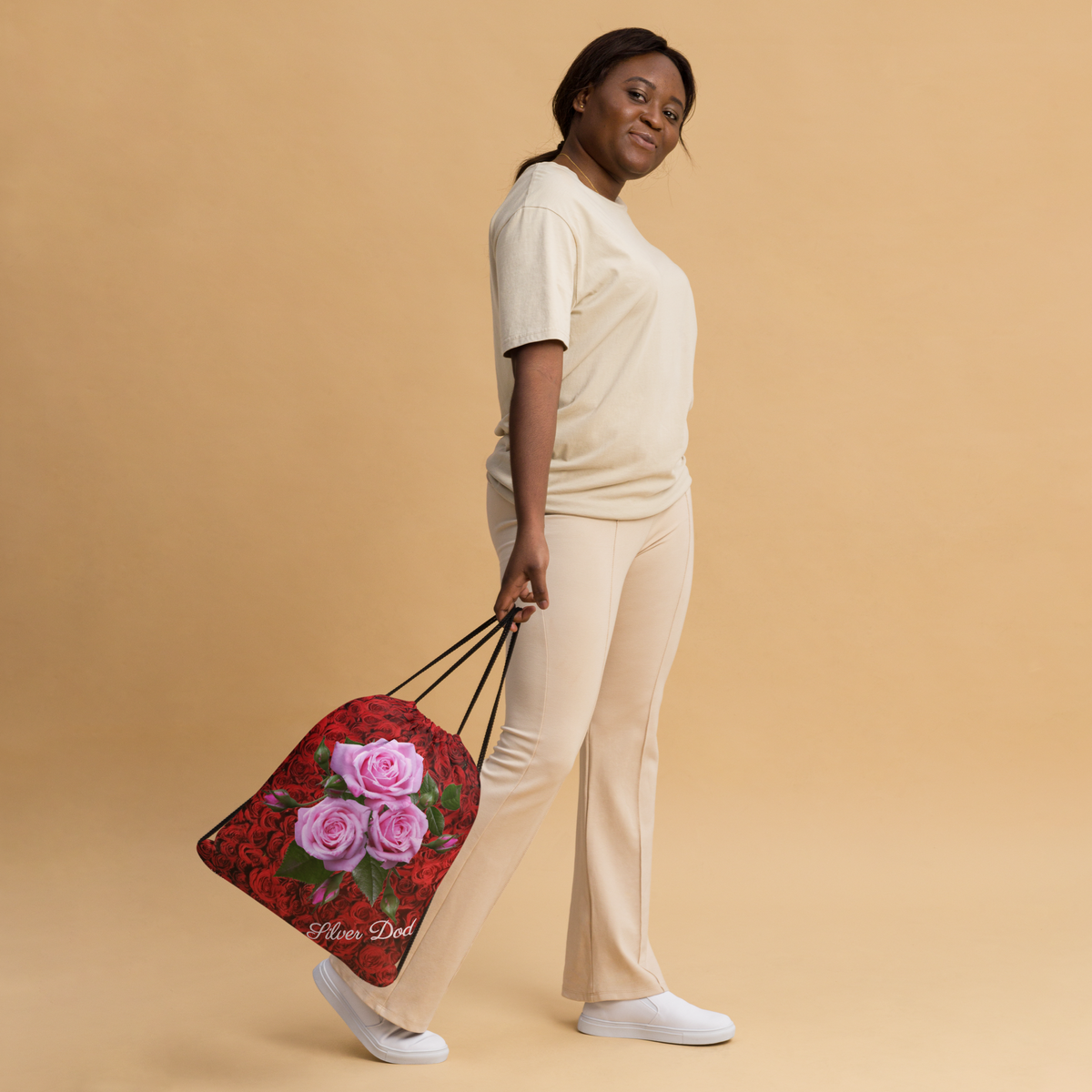 Mochila con cordones Samara – Silver Dodo